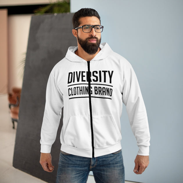 Classic Zip Hoodie – Diversity Clothing Brand